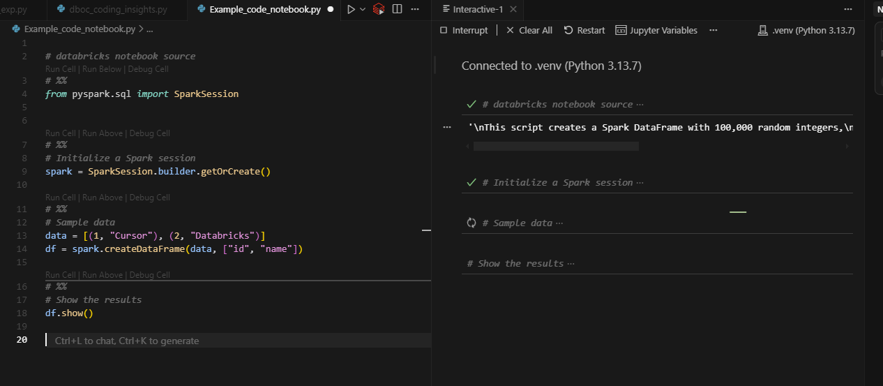 Automate Coding in Databricks with Cursor