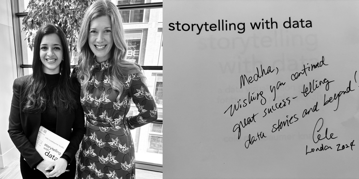 My Journey with "Storytelling with Data" and Meeting Cole Nussbaumer ...